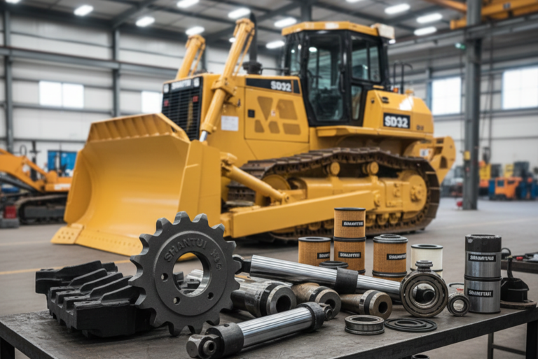 SHANTUI SD32 Bulldozer Spare Parts | Undercarriage & Engine